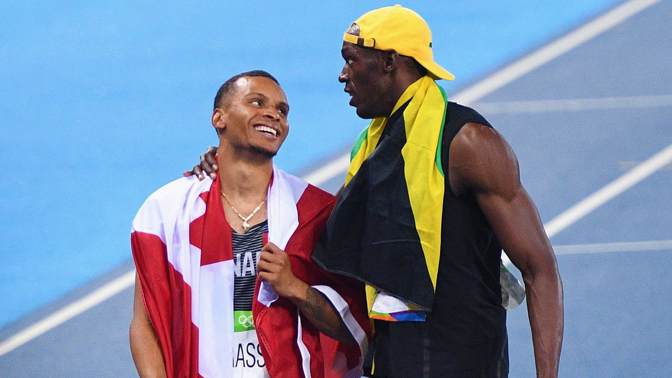 Andre De Grasse Lhéritier Dusain Bolt Équipe Canada Site Officiel De Léquipe Olympique