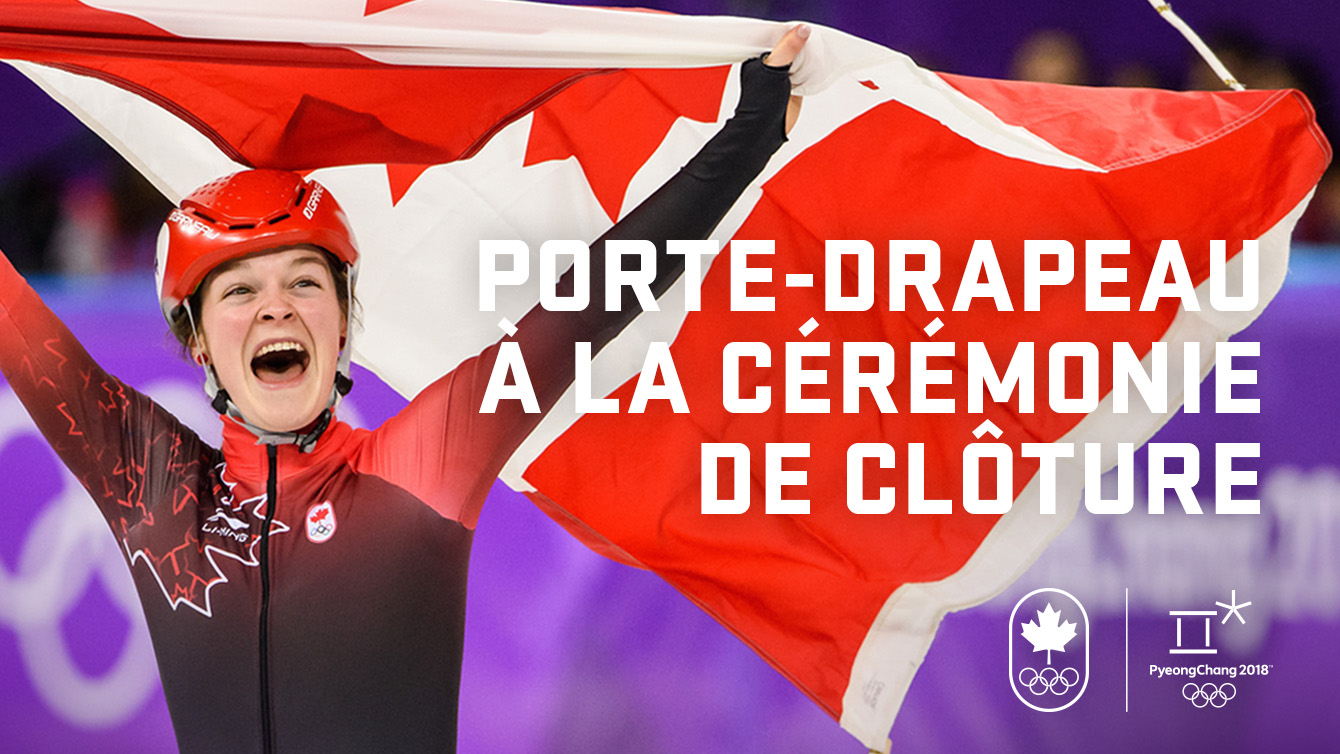 Kim Boutin nommée porte-drapeau du Canada à la cérémonie de clôture de ...