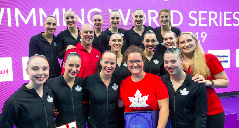 Équipe Canada championne des Séries mondiales de natation artistique ...