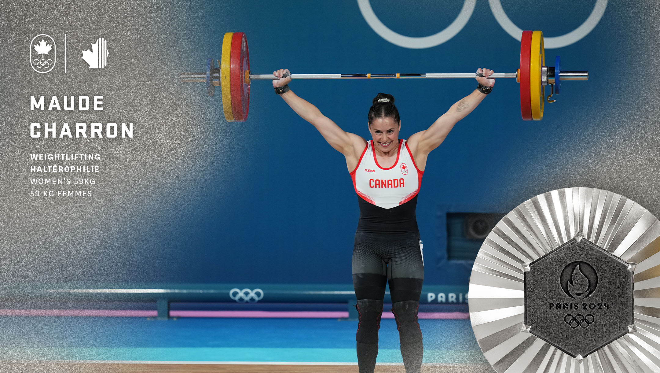Maude Charron remporte une médaille d'argent en haltérophilie - Équipe ...